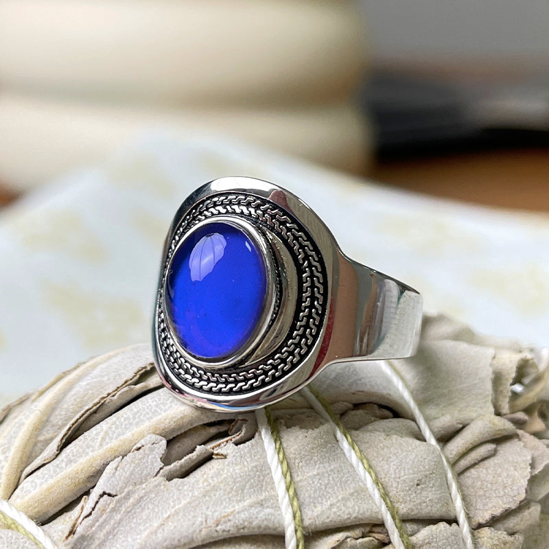 Personality Mens Mood Ring | MOODRINGCOLORS