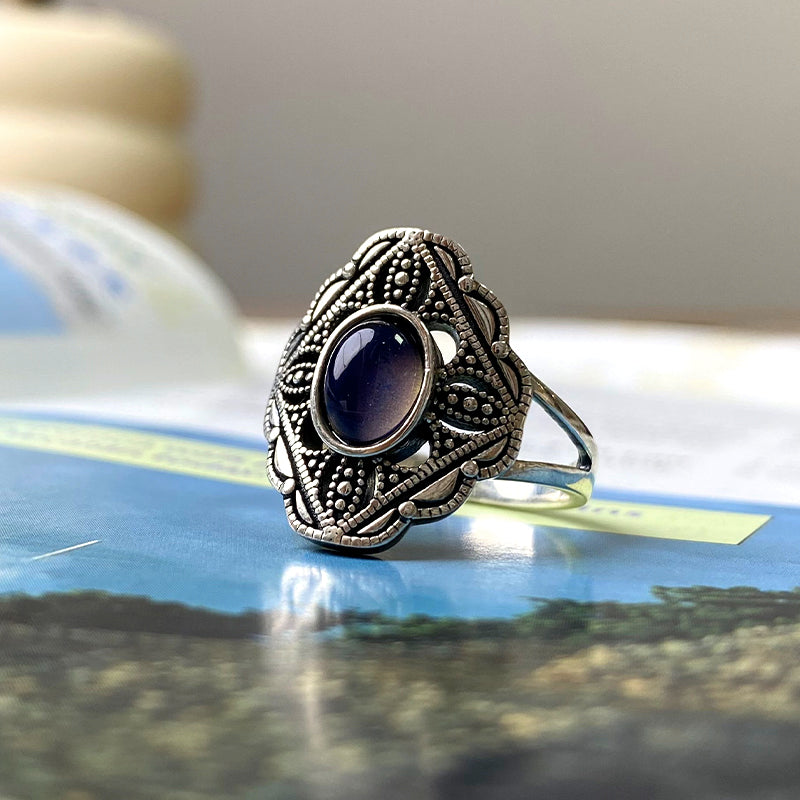 Diamond-pattern Mood Ring | MOODRINGCOLORS