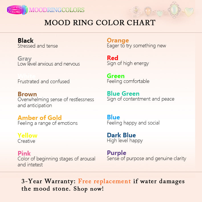 Adjustable Bohemian Mood Ring | MOODRINGCOLORS