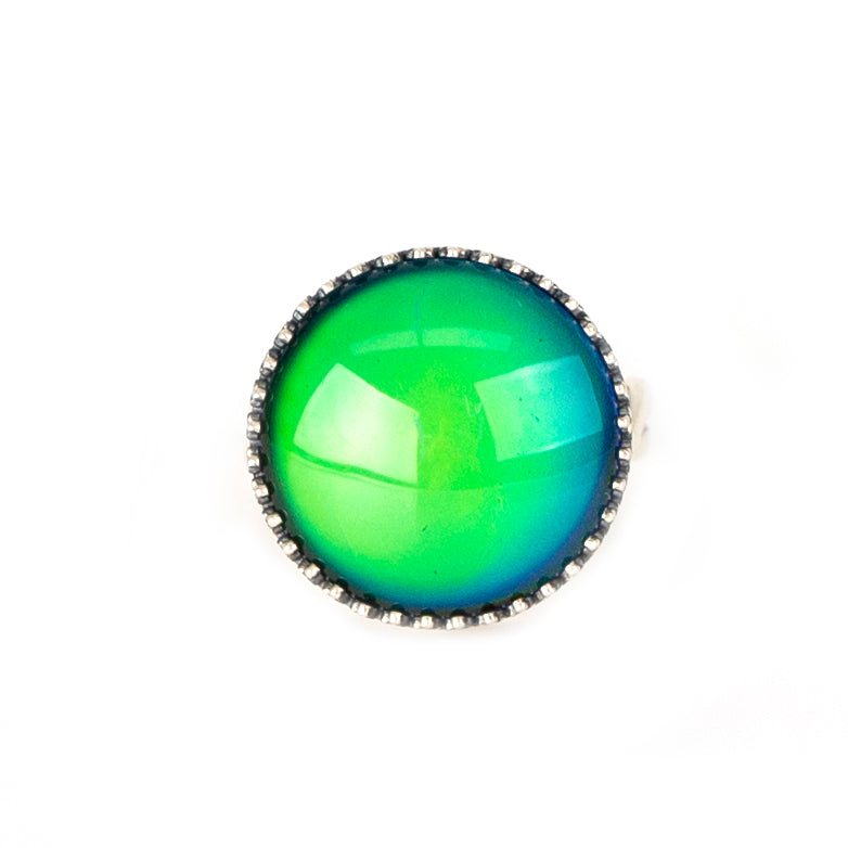 Adjustable Vintage Crown Mood Ring | MOODRINGCOLORS