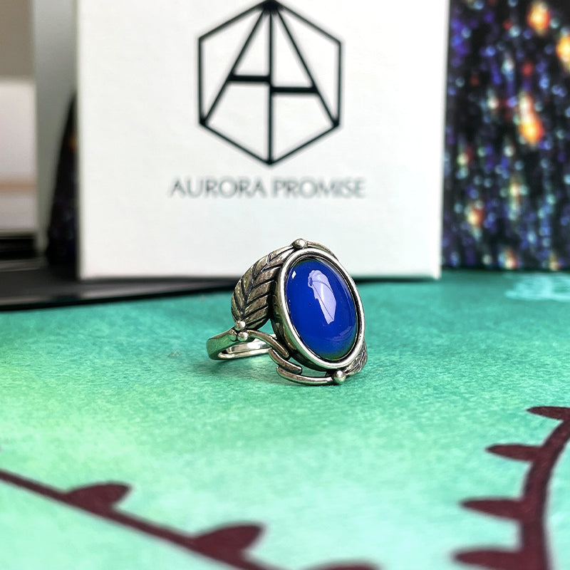 Adjustable Broadleaf Mood Ring | MOODRINGCOLORS